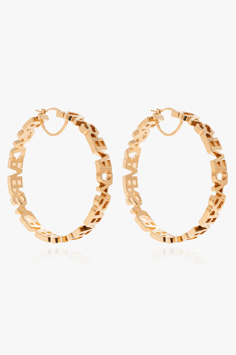 Versace hoop earrings store